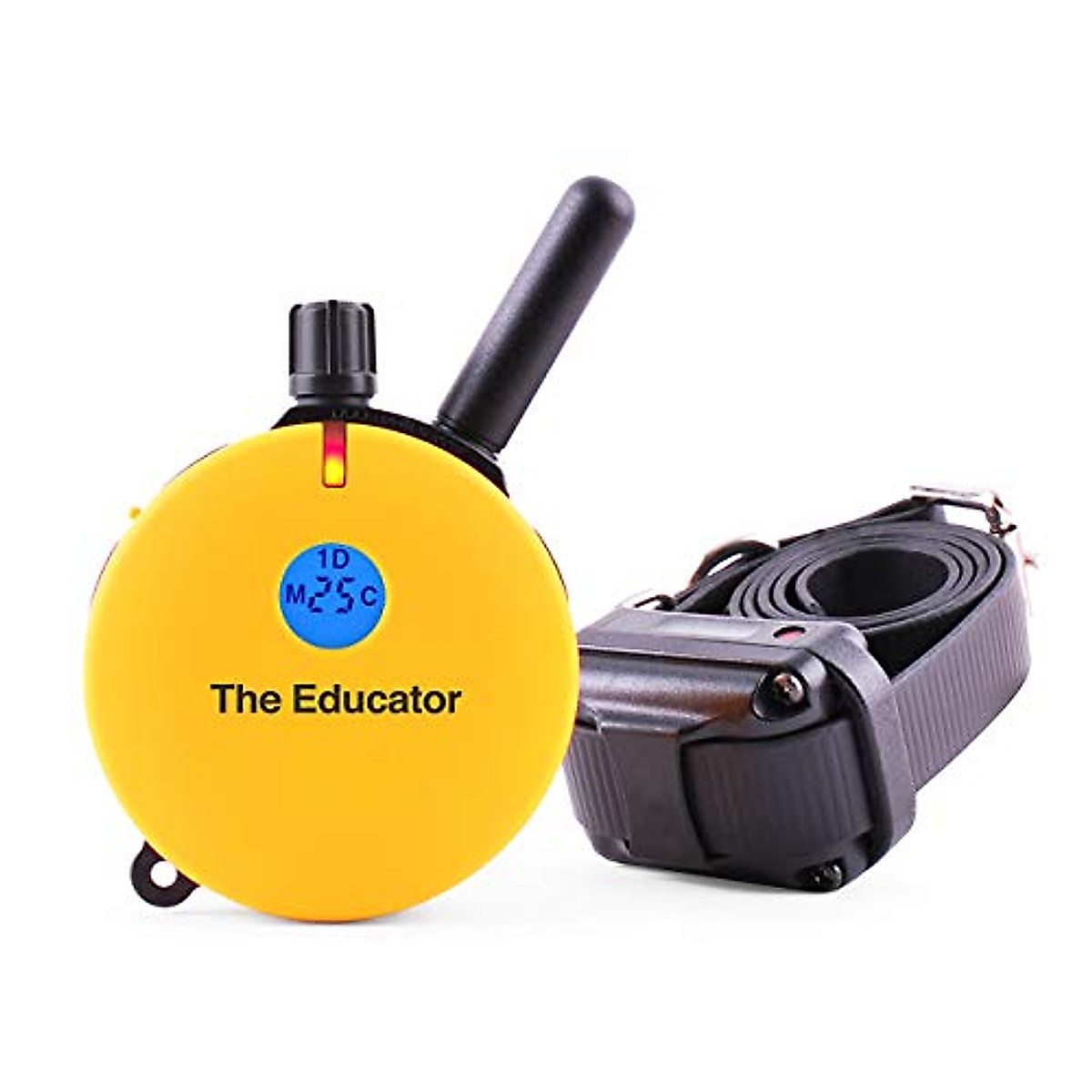 Educator ET-400-3/4 Mile Rechargeable Dog Trainer Ecollar with Remote for Medium and Large Dogs by E-Collar Technologies - Electric, Vibration and Tone Stimulation Collar w/PetsTEK Training Clicker