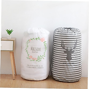Ciieeo Laundry Organizer Quilt Storage Bag Drawstring Finishing Bag Clothing Laundry Bag