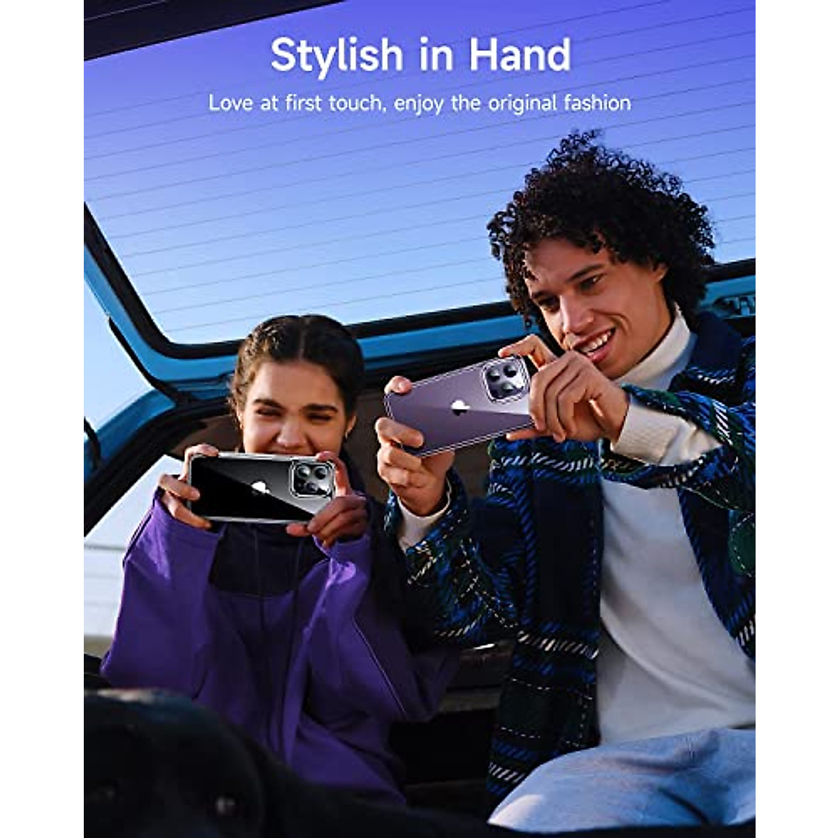 Humixx Crystal Clear Designed for iPhone 14 Pro Max Case, with 2X Screen Protector + 2X Lens Protector [Not-Yellowing][Full Body Protection] Shockproof Protective iPhone 14 Pro Max Phone Case 6.7 Inch