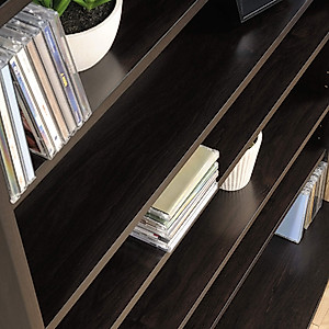 Sauder Multimedia 7 tier Storage Tower, Cinnamon Cherry finish