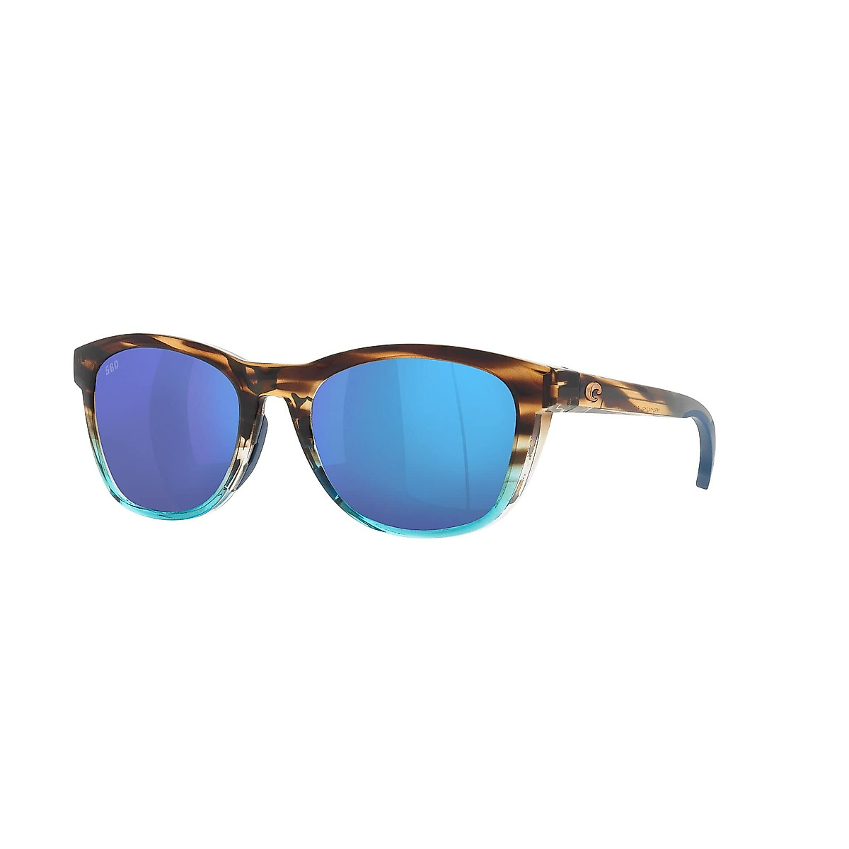 Costa Del Mar Woman Sunglasses Wahoo Frame, Blue Mirror Lenses, 54MM