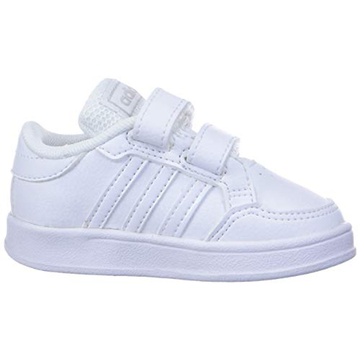 adidas Kids Breaknet Tennis Shoe, White/White/White, 5.5 US Unisex Toddler