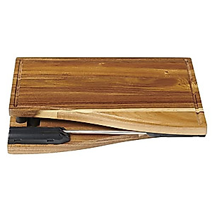 Anchor Hocking SwingBoard Acacia Wood Cutting Board, 6 Piece Set, Meal Prep Station