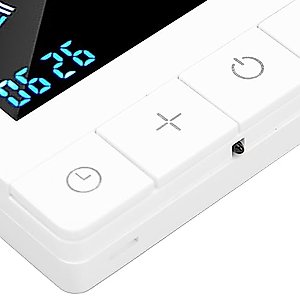 Smart Temperature Controller, LCD Screen Floor Heating Thermostat AC90V-240V 5-60℃ Setting High Accuracy NTC Sensor for Leisure Places (3A WiFi with Linkage)