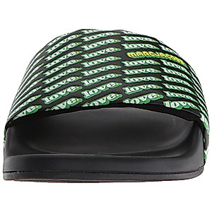 Marc Jacobs Women's Love Aqua Slide Sandal, Black/Multi, 35 M EU (5 US)