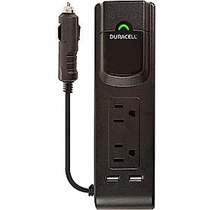 Duracell DRINVPS175 Black 175 Watt Portable Power Inverter