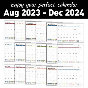 Desk Calendar 2023-2024 – Large Desktop Calendar Pad for Office or Home – Big Monthly Calendar 17" x 12" for Work with To-Do List & Notes | Calendar for Teachers, Student, Classroom (Runs 18 Months August 2023 - December 2024)