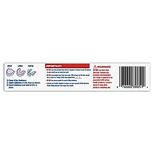 Fixodent Control Denture Adhesive Cream Plus Scope Flavor 2 oz (Pack of 8)