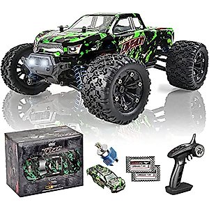 TENSSENX 1:18 Scale All Terrain RC Cars, 40KM/H High Speed 4WD Remote Control Car with 2 Rechargeable Batteries, 4X4 Off Road Monster RC Truck, 2.4GHz Electric Vehicle Toys Gifts for Kids and Adults