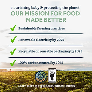 Gerber 2nd Foods Organic for Baby, Mango Apple Banana, 4 oz Jar (10 Pack)