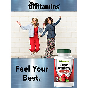 Cranberry Pills for Women & Men (30,000 MG x 90 Capsules) | Supports Urinary Tract Health* | Cranberry Concentrate Supplement | Bladder & Kidney Support* | Supports Women's Health* | Antioxidants