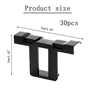 Solar Wind Power Parts Accessories Solar Panel Water Drain Clips 30Mm Pv Module Cleaning Clips For Water Drainage Photovoltaic Panel 30Pcs