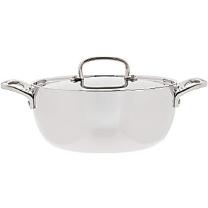Cuisinart French Classic Tri-Ply Stainless 4.5-Quart Dutch Oven with Cover
