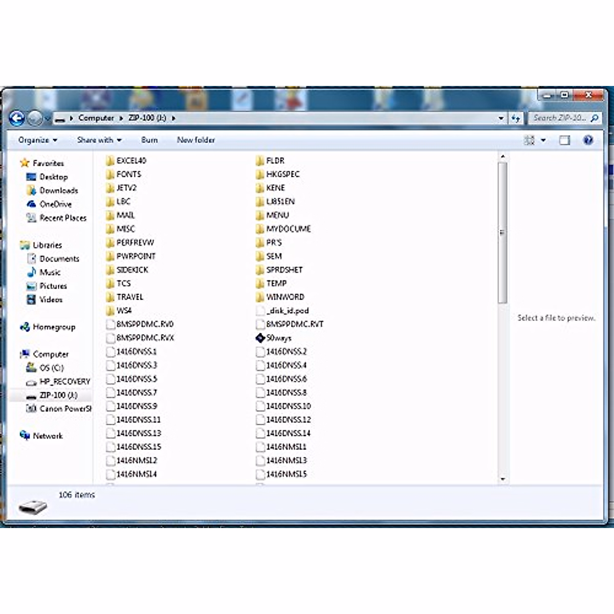 Iomega Zip 250 MB USB External Drive (PC/Mac)