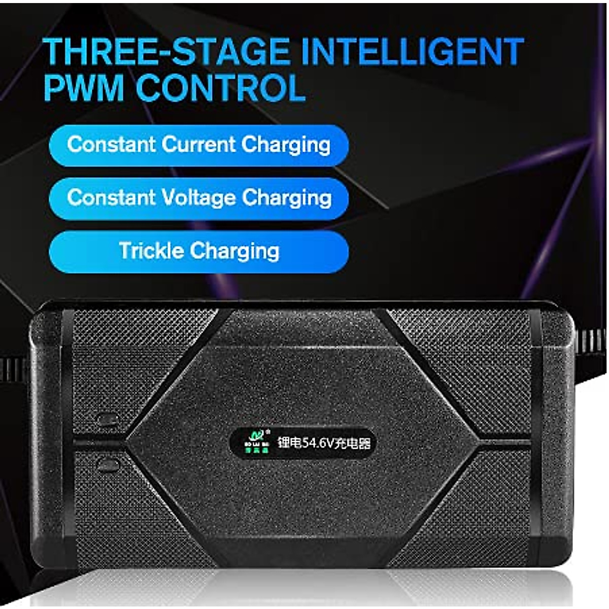 TCTYALR 370W Power 72v Peak 87.6v 24s 5A Electric Scooter chargerelectric Bike bicycke Scooter Golf cart Lithium Battery Charger 48V Lithium ion Charger