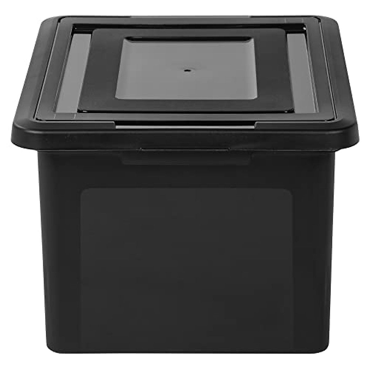 Office Depot® Brand Letter And Legal File Tote, 18"L x 14 1/4"W x 10 7/8"H, 30% Recycled, Black