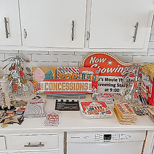 Fun Express Classic Beverage Napkins | Movie Party Theme And Design, 5"