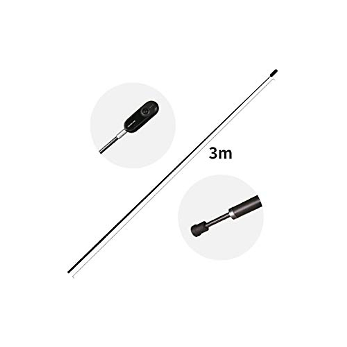 Insta360 Selfie Stick for ONE R, ONE X, ONE Action Camera, 300cm/118.11in