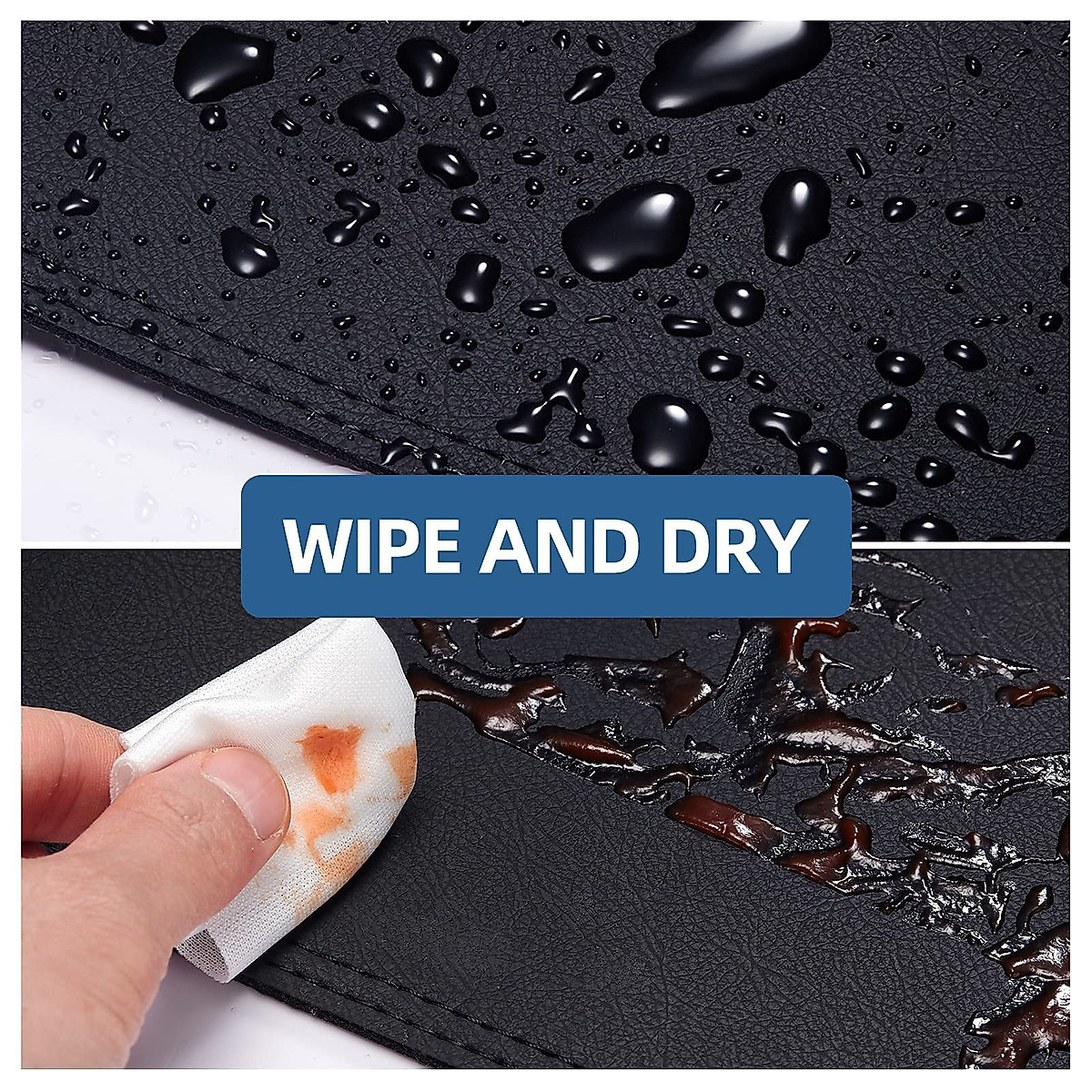 BDFHYK Dashboard Dash Cover PU Dash Mat Compatible with 2007-2013 Silverado and Sierra, 2007-2014 Tahoe Suburban Avalanche and Yukon