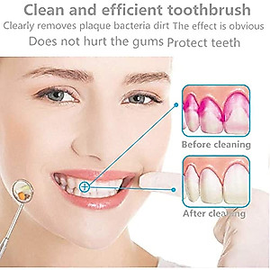 RIJBYWS 4PCS MINI Travel Toothbrushes, On Fhe Folding Toothbrushes [non-electric], Does Not Hurt The Gums,Suitable for Travel, Camping, School, Home (3.9 inches after folding)