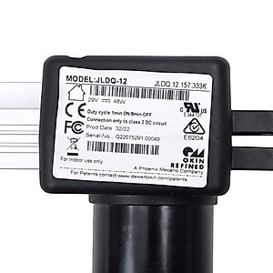 Okin Refined-R Model JLDQ-12 & JLDQ.12.157.333K Power Recliner Motor, Electric Sofa Lift Chair Actuator Replacement Part for JLDQ.12.157.333E/F/G/H/L/P/U/V/W/X/Z