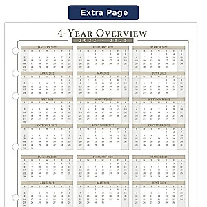 AT-A-GLANCE 2023 Monthly Planner Refill, 87329 Day-Timer, Size 5, Folio Size, Loose Leaf, Monthly Tabs (491-685)