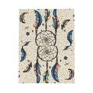 RLDOBOFE Birthday Cards With Envelopes Dream Catcher And Moon Wedding Cards Sympathy Cards Thinking Of You Cards Note Thank You Cards Blank Inside All Occasions Greeting Cards