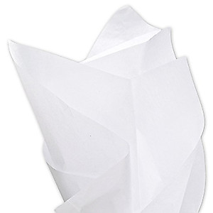 Acid-free White Tissue Paper 15 x 20", Pack of 20 Sheets