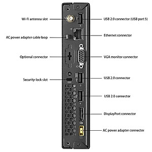 Lenovo ThinkCentre M73 Tiny Desktop PC Computer Package, Intel Core i3 2.9GHz, 8G DDR3, 256G SSD, VGA, DP, USB 3.0, 20 Inch LCD Monitor(Brands May Vary), Keyboard, Mouse, Win10 Pro 64 Bit (Renewed)
