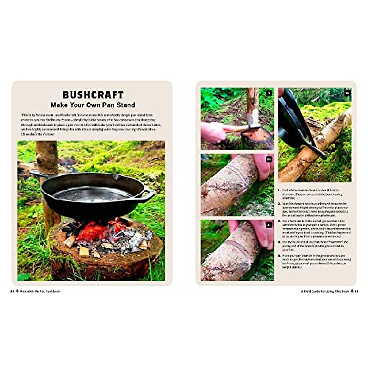 Men with the Pot Cookbook: Delicious Grilled Meats and Forest Feasts