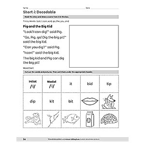 Teach Reading with Orton-Gillingham: Early Reading Skills: A Companion Guide with Dictation Activities, Decodable Passages, and Other Supplemental ... Struggling Readers and Students with Dyslexia