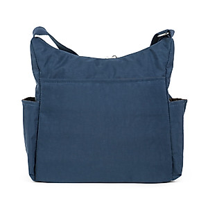 MHCNLL Anti Theft Crossbody Purse RFID Women Nylon Waterproof Lightweight Shoulder Bag (blue)