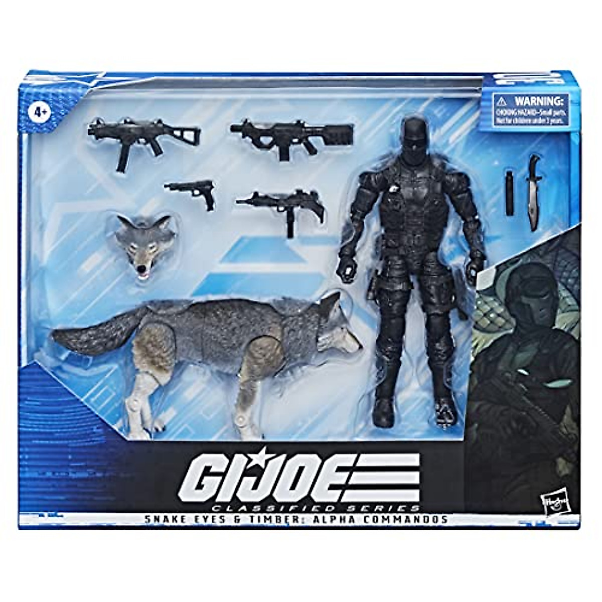 Hasbro G.I. Joe Snake Eyes and Timber Alpha Commandos Classified Series Set 6-Inch Action Figure