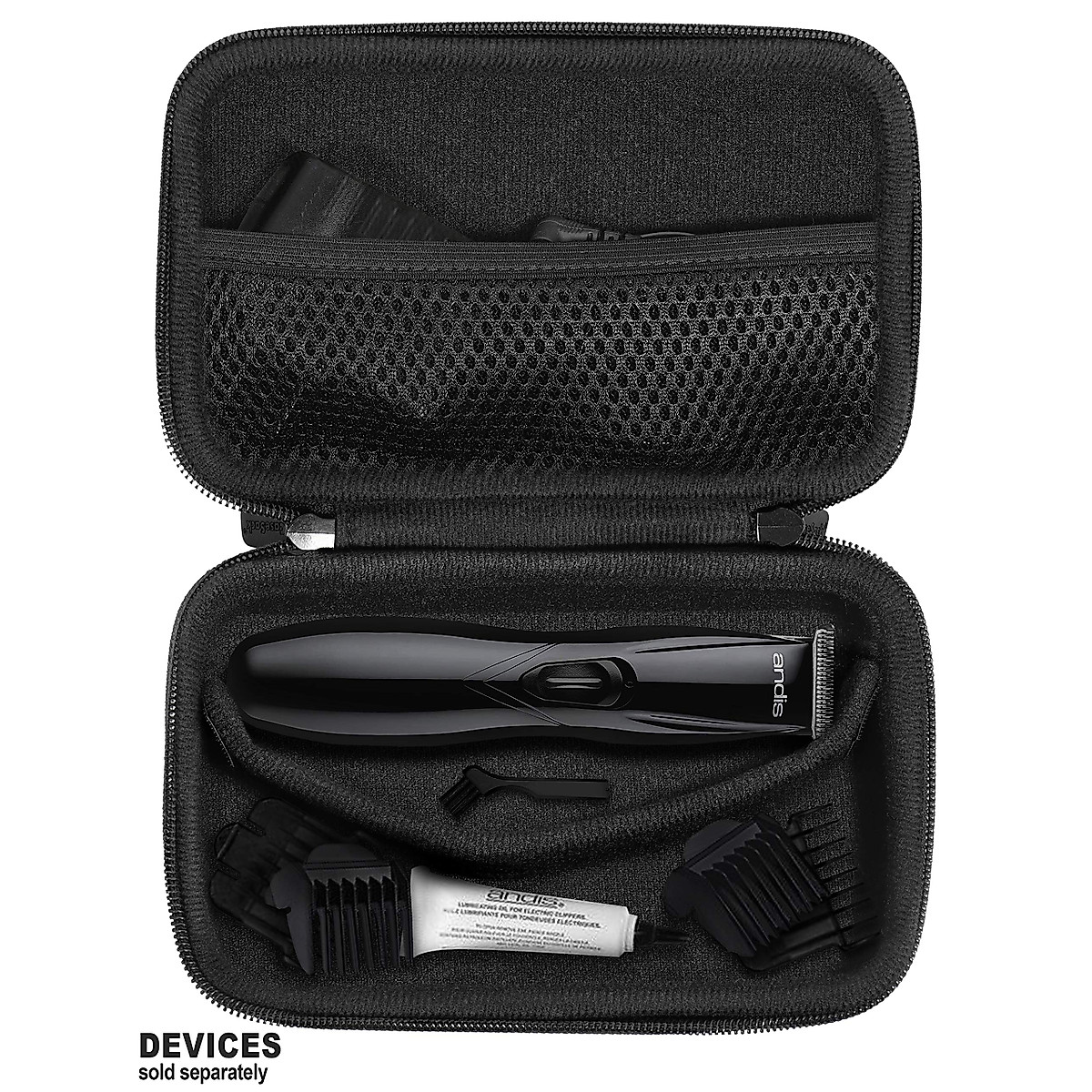 CaseSack Trimmer Case for Andis Slimline Pro Li T-Blade Trimmer, Wahl Stainless Steel Lithium Ion+, Ion 2.0+ Beard and Nose Trimmer Model 9818