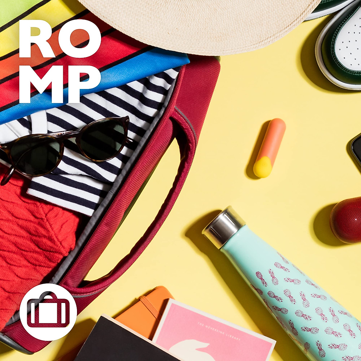 ROMP Riot Bullet Vibrator for Women - Mini Clitoral Vibrator for Her - 6 Intensity Levels & 4 Patterns for Clit Stimulation - Soft Touch Portable Sex Toy - Rechargeable Couple Massager G Spot Nipple