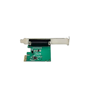 X-MEDIA XM-PEX-1P PCI-E 1-Port DB25 Parallel PCI Express (PCIe x1) Card - IEEE 1284 Parallel Adapter Card - WCH382L Chipset - Supports ECP/EPP/SPP