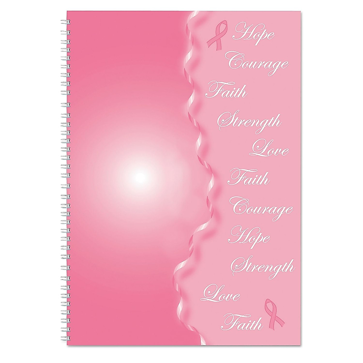2024 House of Doolittle 10 x 7 Breast Cancer Awareness Rec Ruled Monthly Planner/Journal (HOD5226)