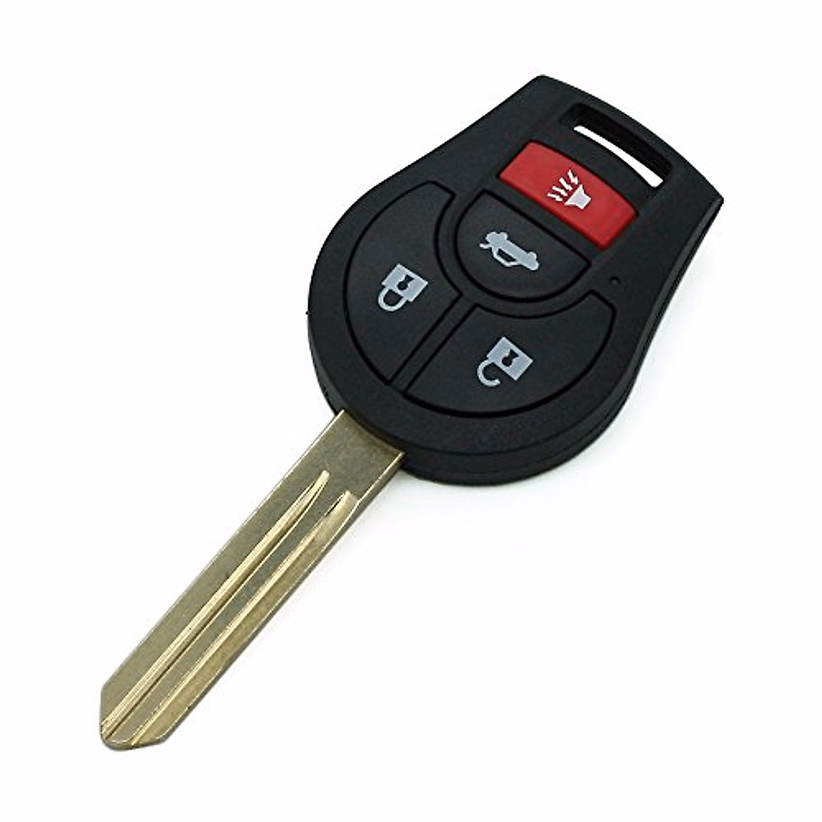 SEGADEN Replacement Key Shell Compatible with NISSAN Keyless Entry Remote Key Case Fob 4 Button 3B+1 PG510D