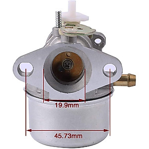 SAKITAM Carburetor for Troy Bilt Model 24B-060F766 Yard Vacuum Replacement Carb