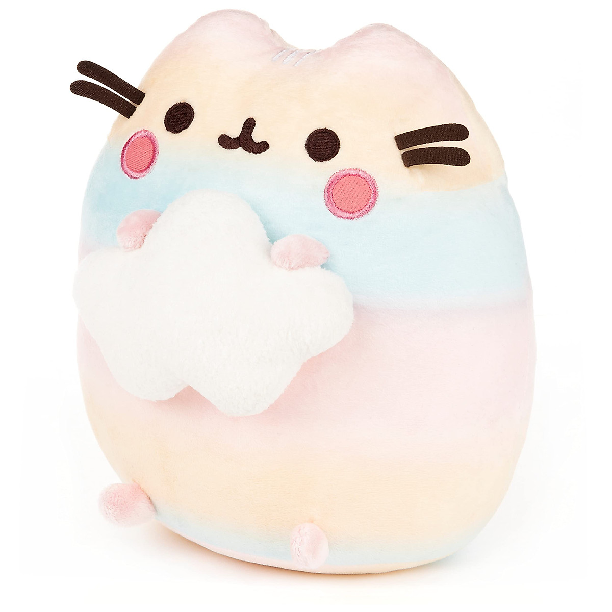 GUND Pusheen Rainbow Ombre Plush, Stuffed Animal for Ages 8 and Up, Rainbow, 9.5”