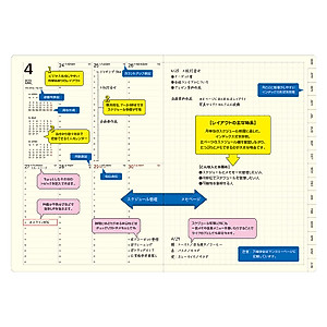 Laconic LIM84-210YE Weekly Planner, Starts March 2023, B6, Yellow