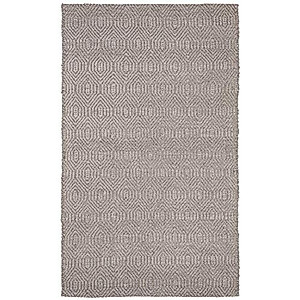 SAFAVIEH South Hampton Collection 5' x 7'6" Grey SHA243C Handmade Flatweave Area Rug