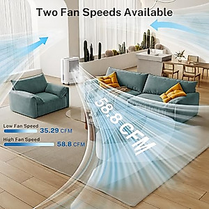 Yaufey 2024 Most Efficient Energy Star Dehumidifier for 2,000 Sq. Ft. Home, Basement and Large Room - Powerful, Quiet with Humidity Control, Timer, Drain Hose and Water Tank