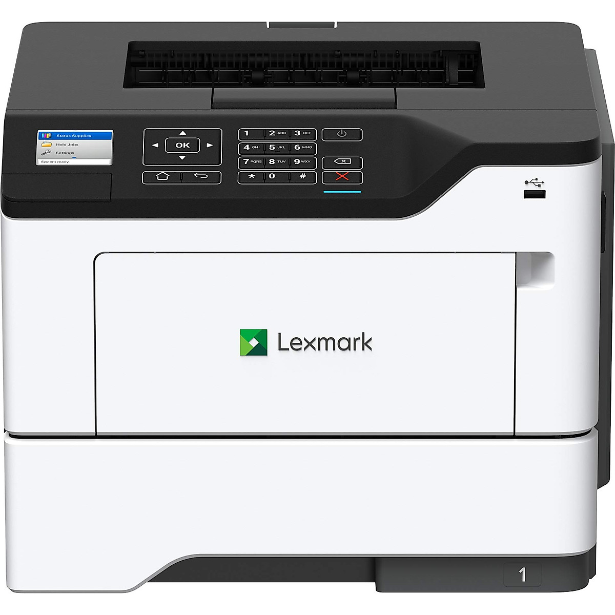 Lexmark B2650dw Monochrome Laser Printer, Duplex with Two Sided Printing, Wireless Network Capability (36SC471), Medium, White/Gray