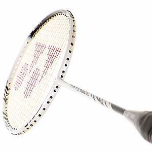 YONEX Astrox 99 Play Graphite Strung Badminton Racket with Full Racket Cover (White Tiger) | for Intermediate Players | 83 Grams | Maximum String Tension - 28lbs