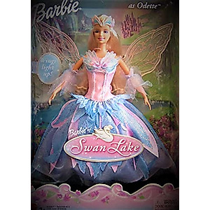 Swan Lake Barbie Doll as ODETTE w Light Up Wings (2003)