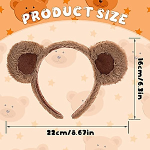 WLLHYF Easter Bear Ears Headband Cute Party Headwear Face Wash Headband Animal Head Wear Fashion Hairband Valentine's Day Hair Hoops Hair Accessories for Adult Kids Party Decoration