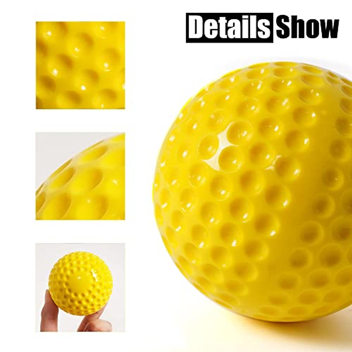 TAUCHGOE Interactive Dog Balls, Dog Toys for Boredom and Stimulating, Dog Toys for Aggressive Chewers, Safer for Dog's Mouths, for Large Medium Small Puppy, Training Catch & Fetch