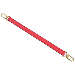 Genuine Leather Plain Strap Replacement Top Handle Leather Strap for Handbag (Red, 26 in)