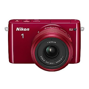 Nikon 1 S2 Digital Camera with 1 NIKKOR 11-27.5mm f/3.5-5.6 Lens (Red)